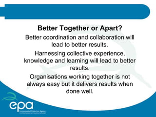 Protecting our water resources by working better together - Dr Matt ...