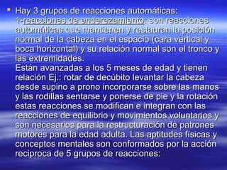 1 mecanismo normal del reflejo postural | PPT
