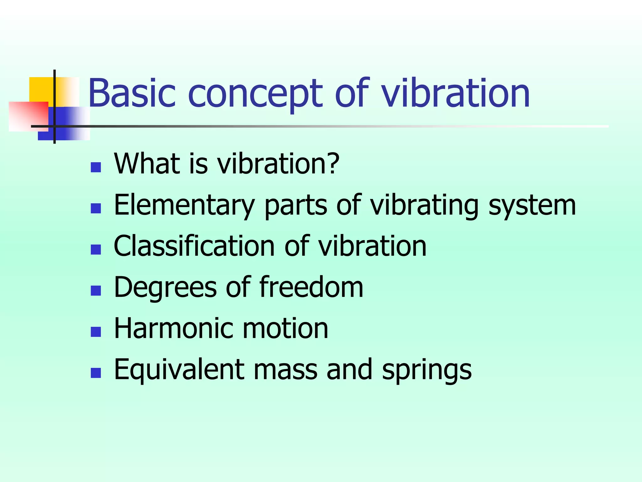 1- Mechanical Vibration.pptx