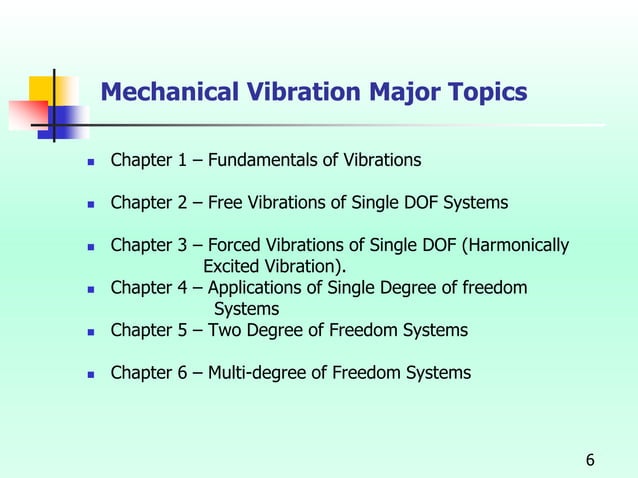 1- Mechanical Vibration.pptx | Geology | Science