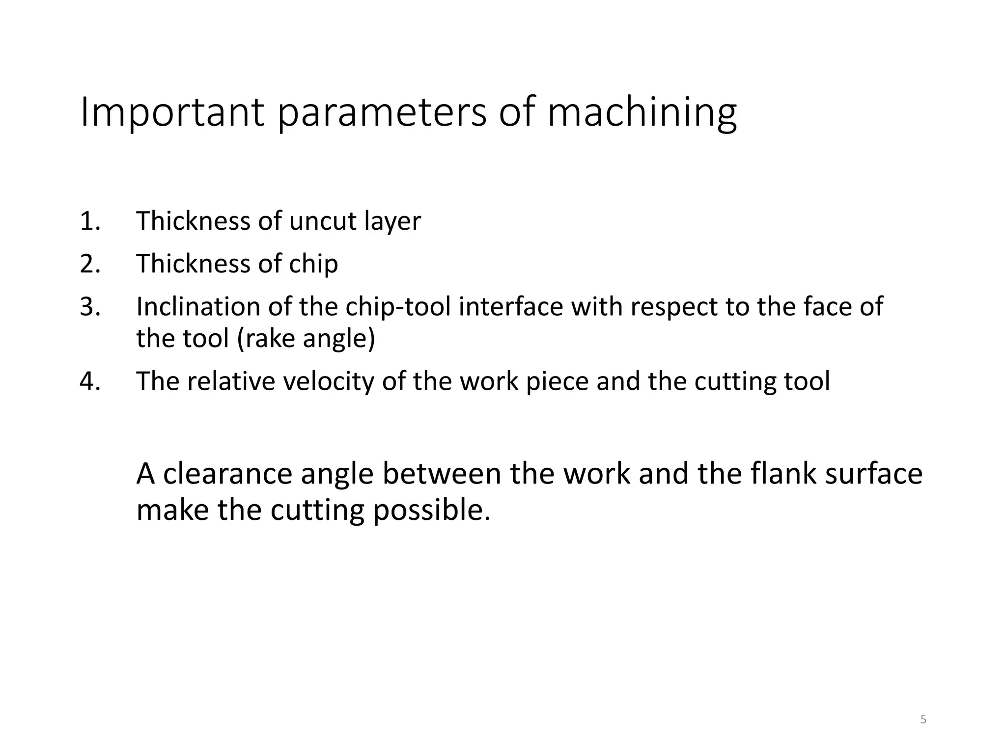 Mechanism of Metal cutting | PPTX