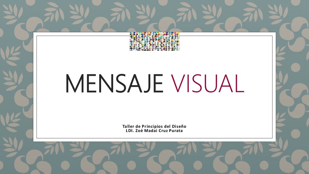 Mensaje visual
