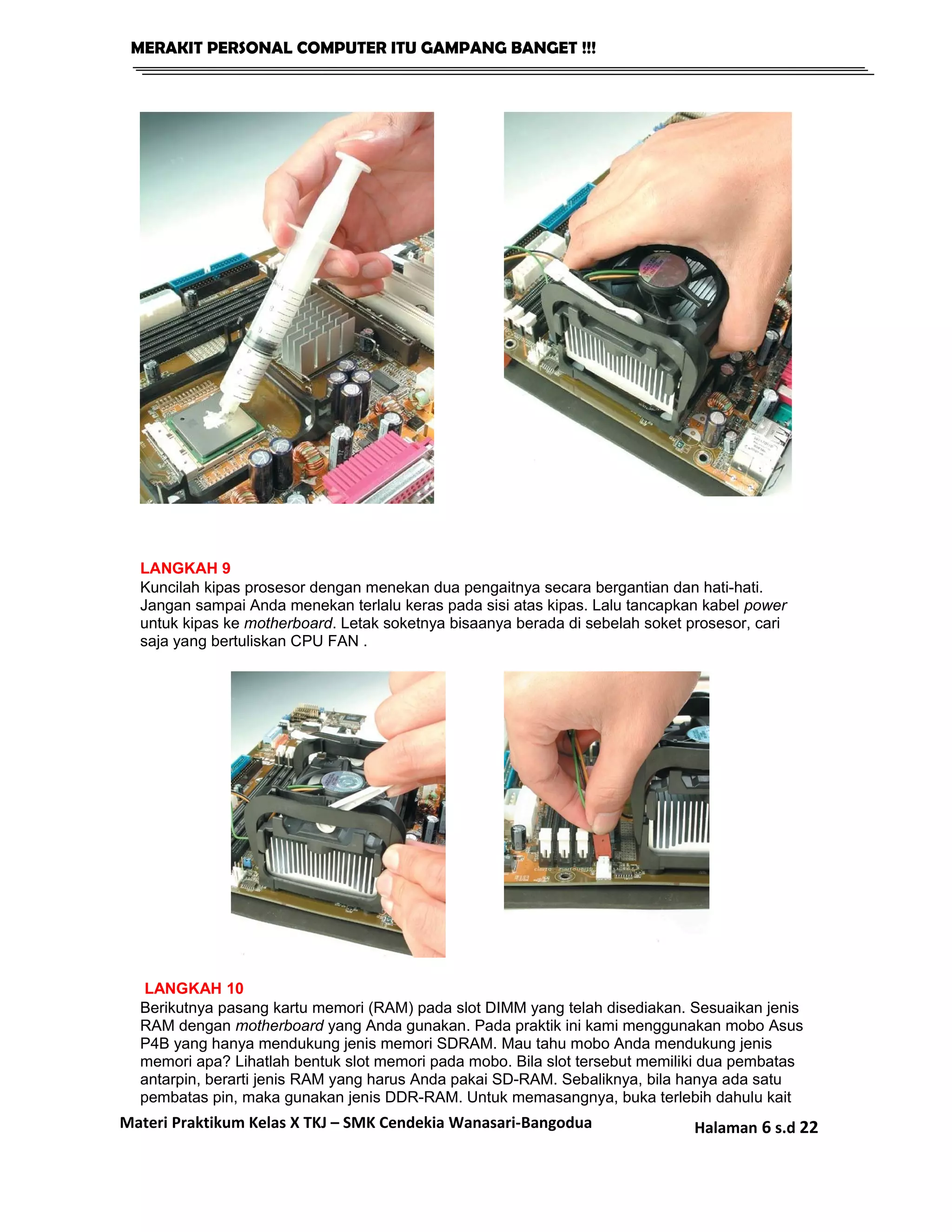1. merakit personal computer part3 fix | DOC