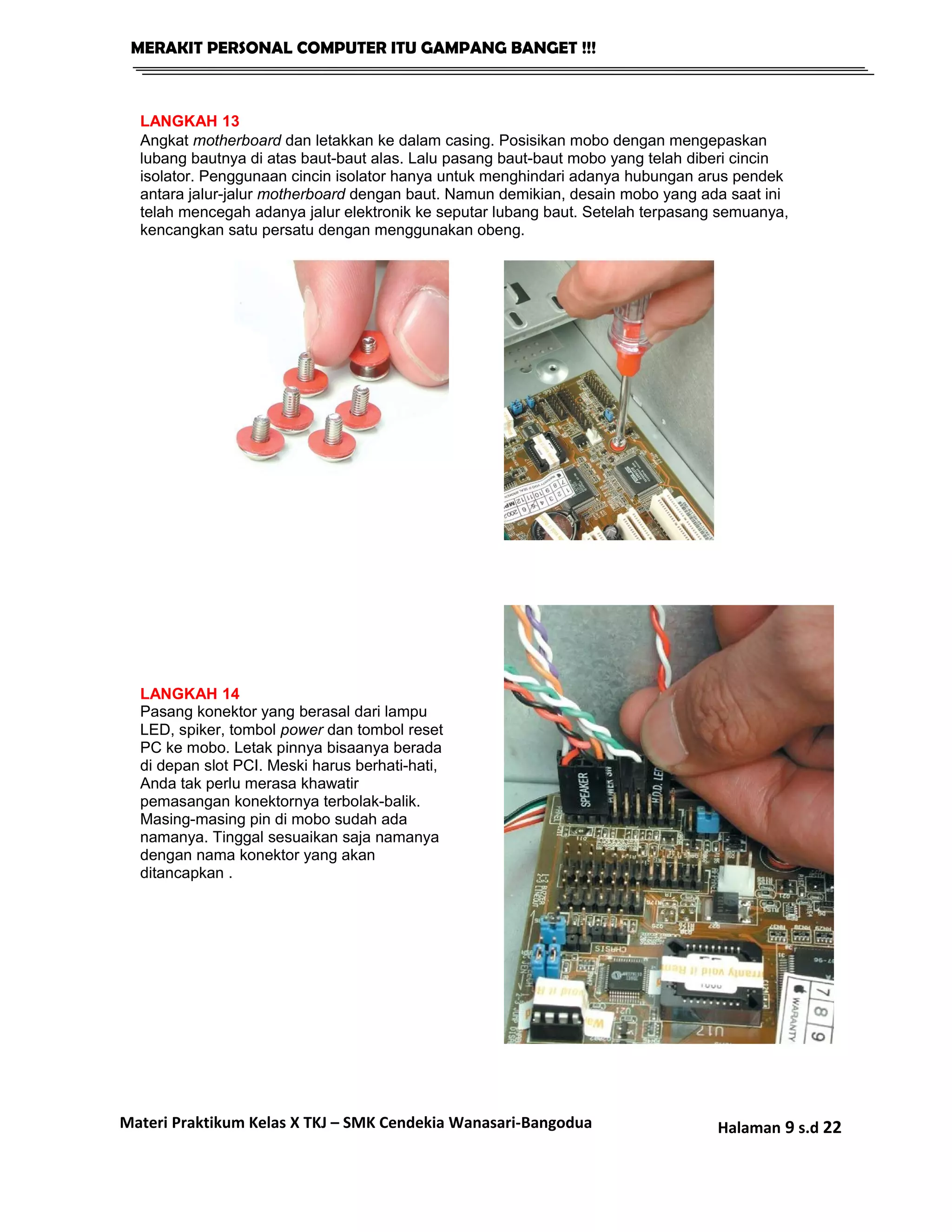 1. merakit personal computer part3 fix | DOC