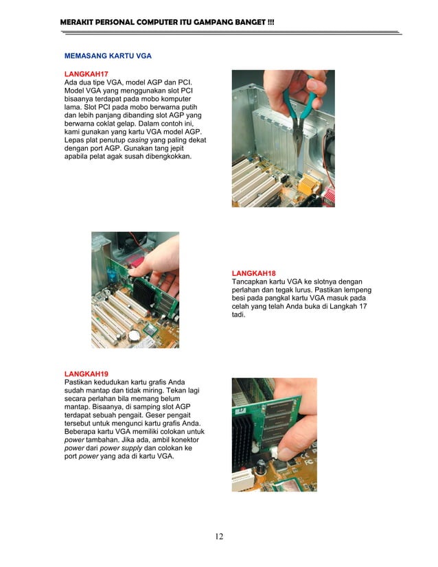 1. merakit personal computer part3 fix | PDF