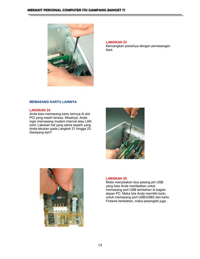 1. merakit personal computer part3 fix | PDF