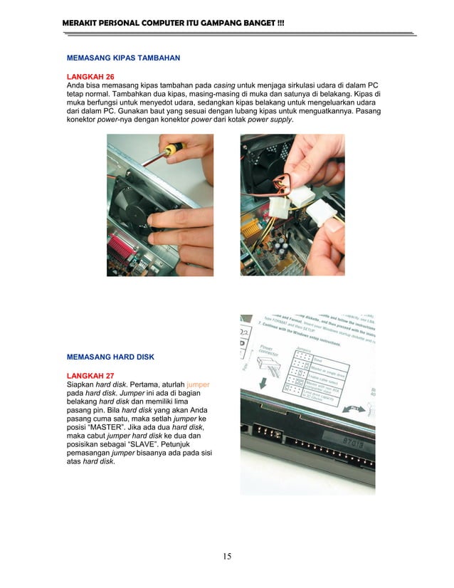 1. merakit personal computer part3 fix | PDF