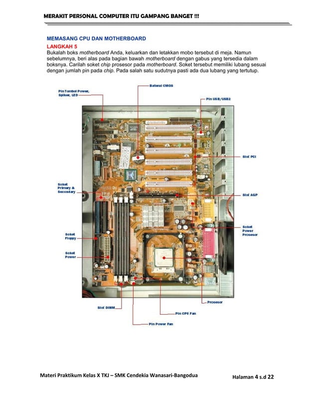 1. merakit personal computer part3 fix | PDF