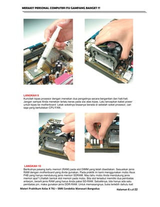 1. merakit personal computer part3 fix | PDF