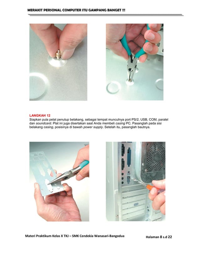 1. merakit personal computer part3 fix | PDF