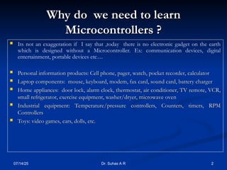 Microcontroller Basics and its Applications with Architecture and Pin ...