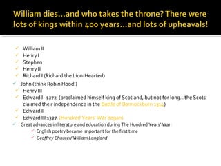 1 middle english history - literature | PPT