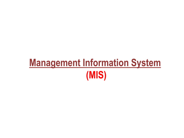 1-Management Information Systems documentation.pdf | Databases | Computer Software and Applications