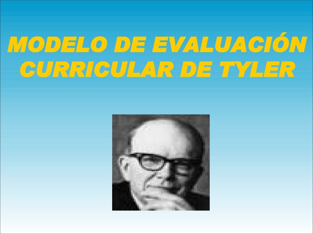 1 Modelo De EvaluacióN Tyler