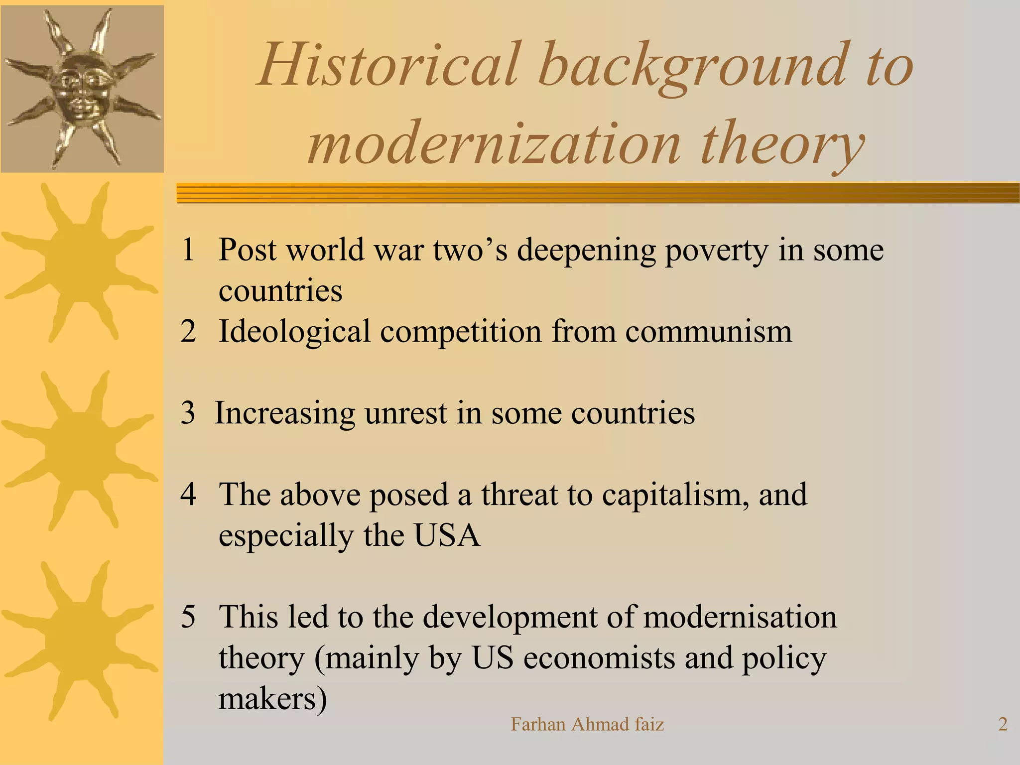 1 modernization theory of development | PPT