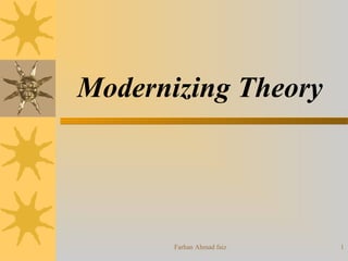 1 modernization theory of development | PPT