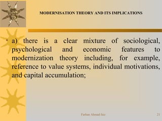 1 modernization theory of development | PPT