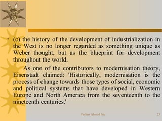 1 modernization theory of development | PPT
