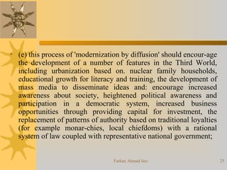 1 modernization theory of development | PPT