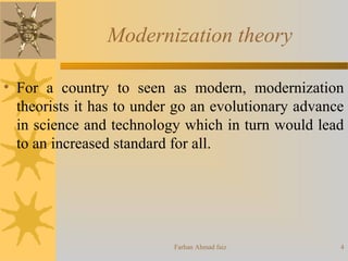 1 modernization theory of development | PPT