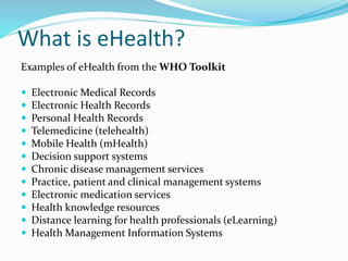 Draft Lao-eHealth Strategy Overall concept by Dr Chansaly | PPT