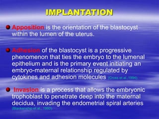 1-MOLECULAR BIOLOGY OF IMPLANTATION.ppt