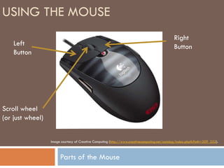 Using the Mouse | PDF