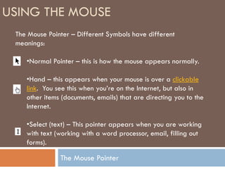 Using the Mouse | PDF