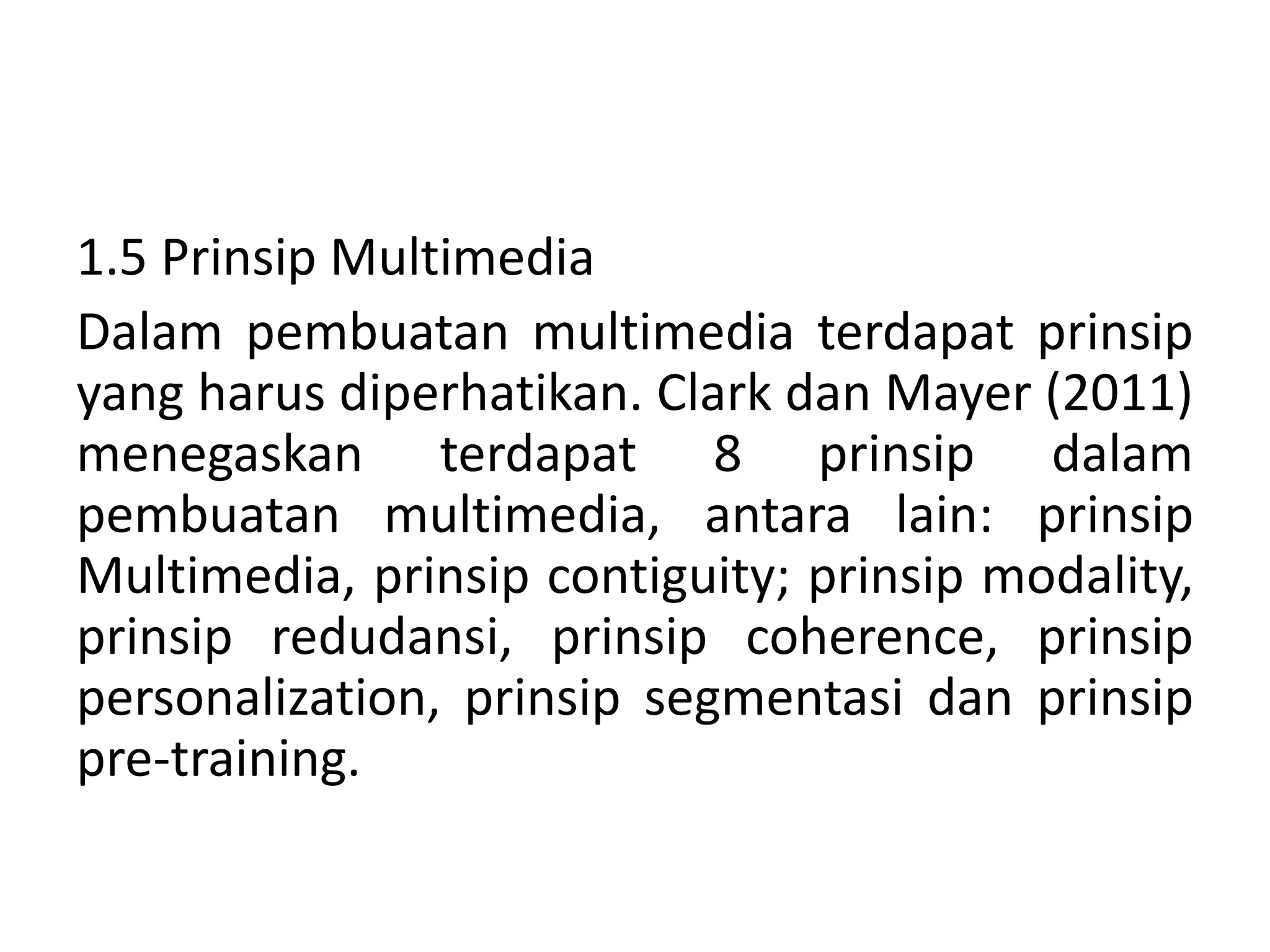 Multimedia Interaktif dan Pembelajaran design | PPT | Free Download