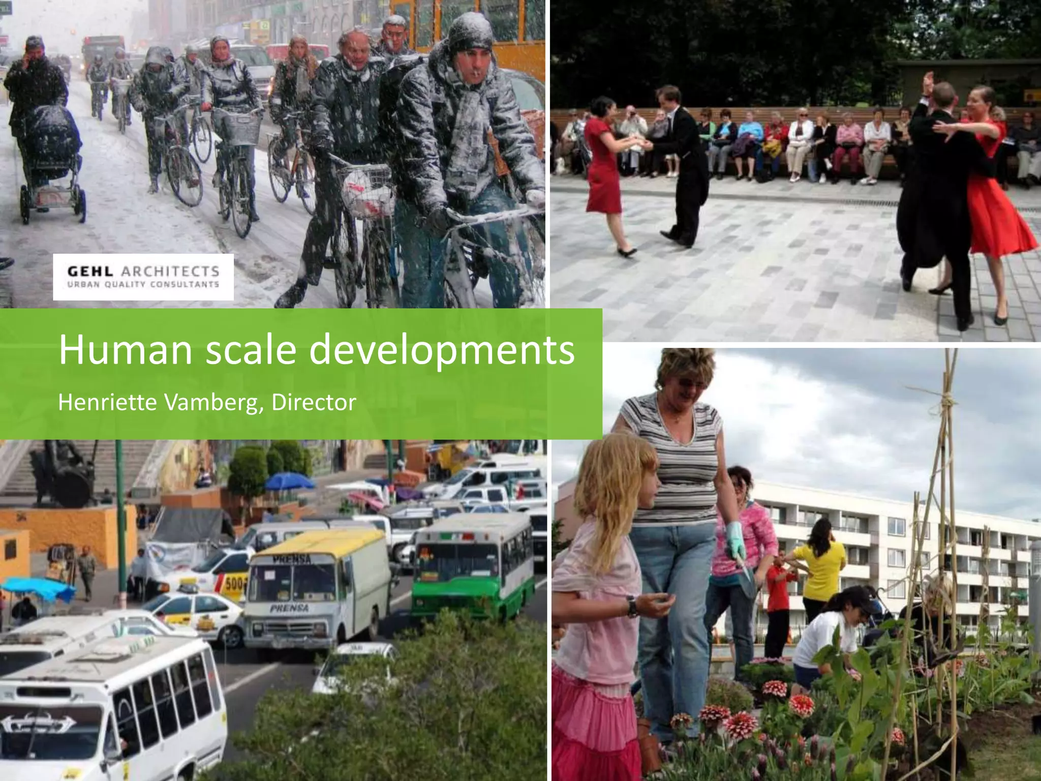 Human Scale Developments - Henriette Vamberg | PPTX
