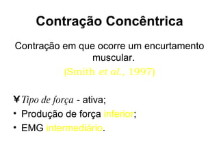 1 Musculacao Tipos De Contracao Muscular | PPT