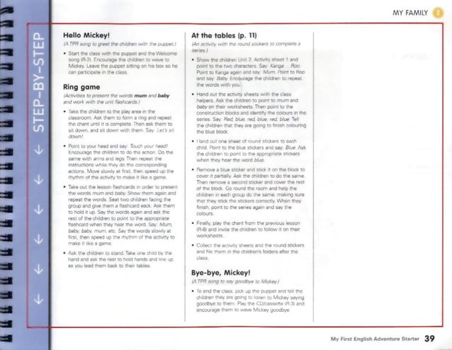 My First English Adventure 1 Pupil's Book | PDF