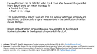 1 - Myocardial injury & Modalities to ascertain myocardial viability ...
