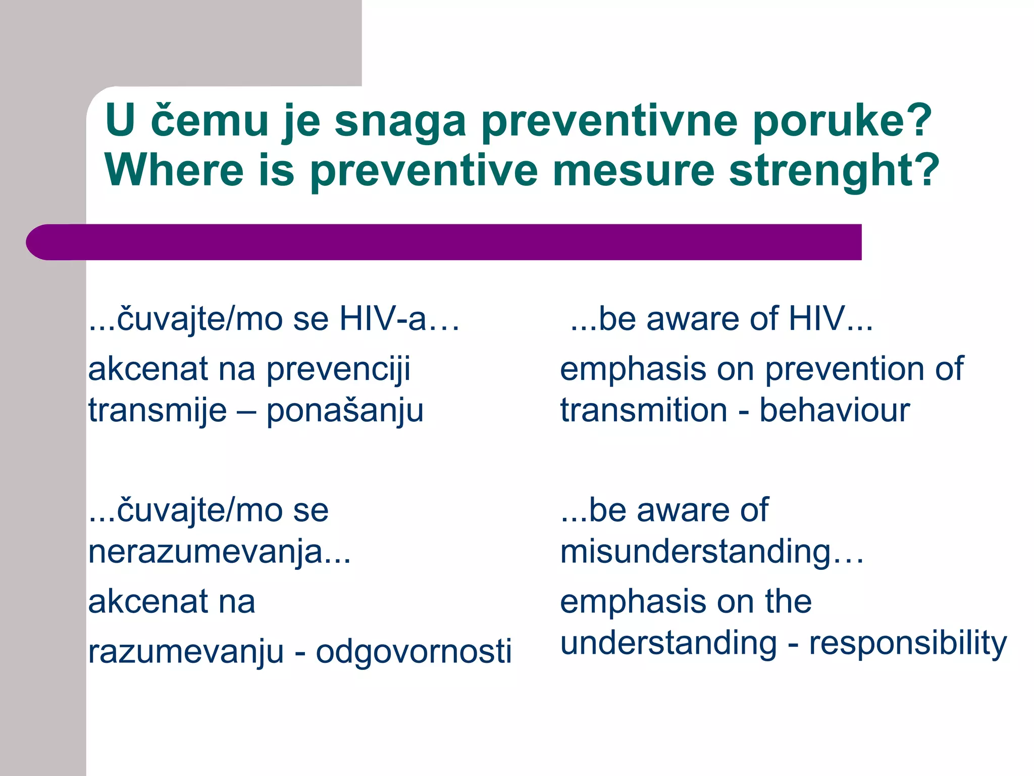 natasa cvetkovic jovic - positive prevention | PPT