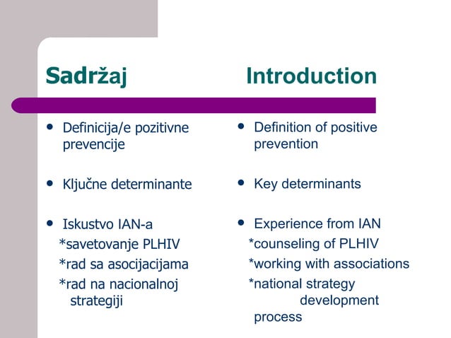 natasa cvetkovic jovic - positive prevention | PPT