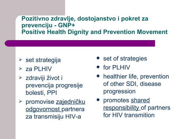 natasa cvetkovic jovic - positive prevention | PPT