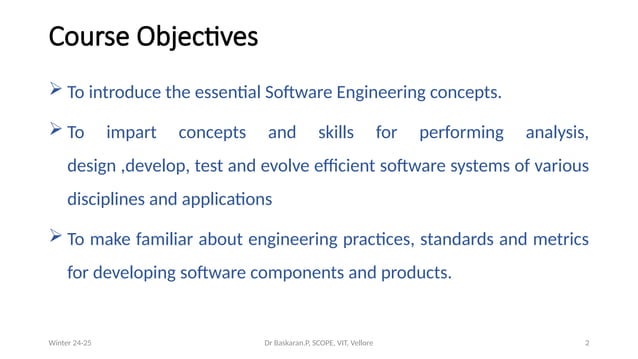 1-Nature of Software Software Engineering Software process project ...