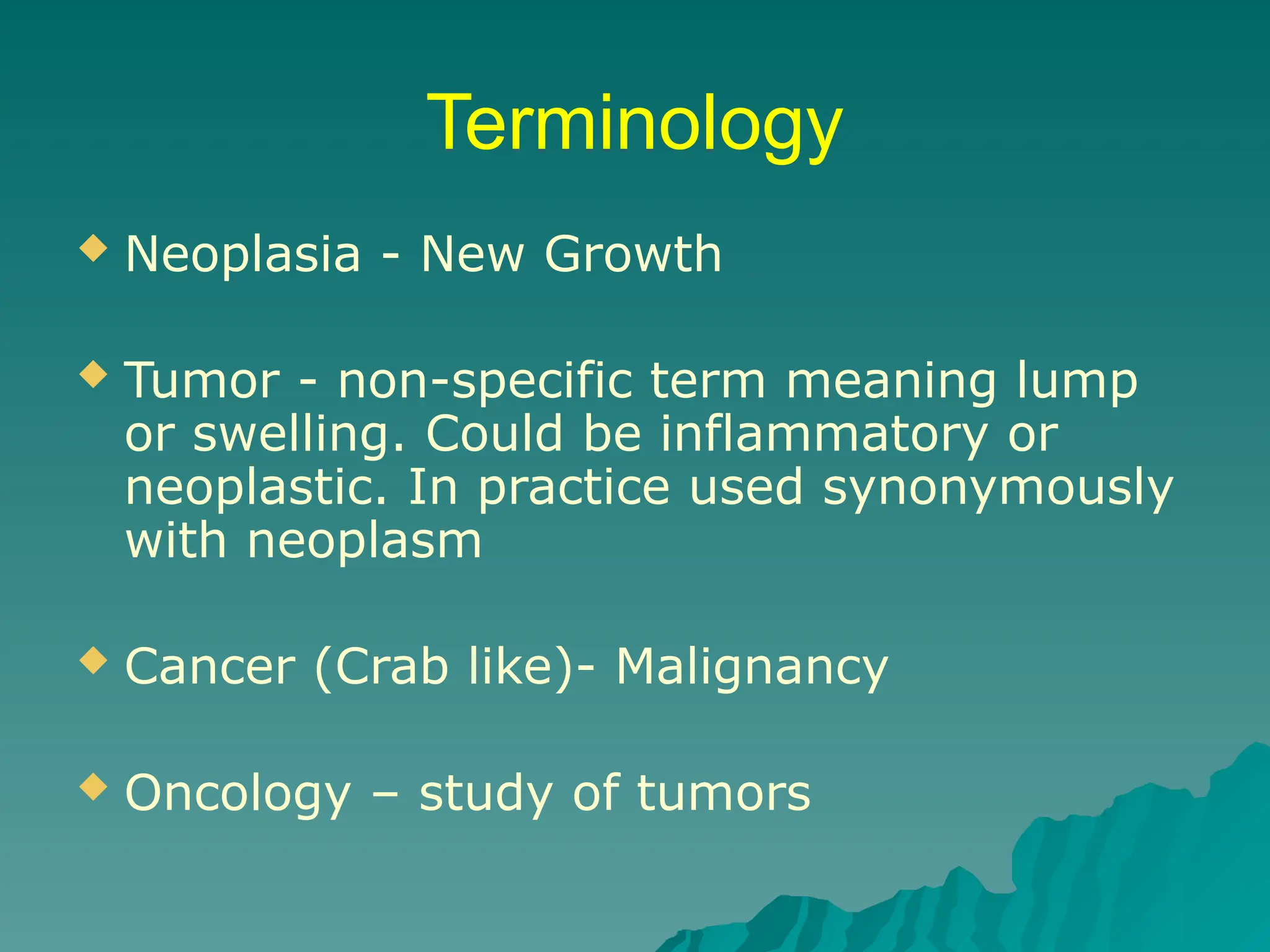 1 - Neoplasia Definition Types & Characteristics, Nomenclature (1).pptx