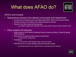 HIV/AIDS National Overview 2008 | PPT