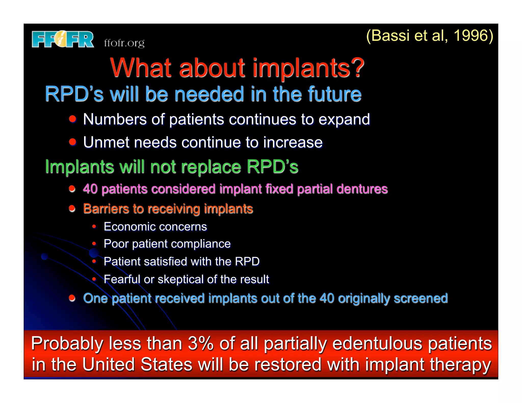 1.(new)introduction and basic components of rpd's | PDF | Dental Health ...