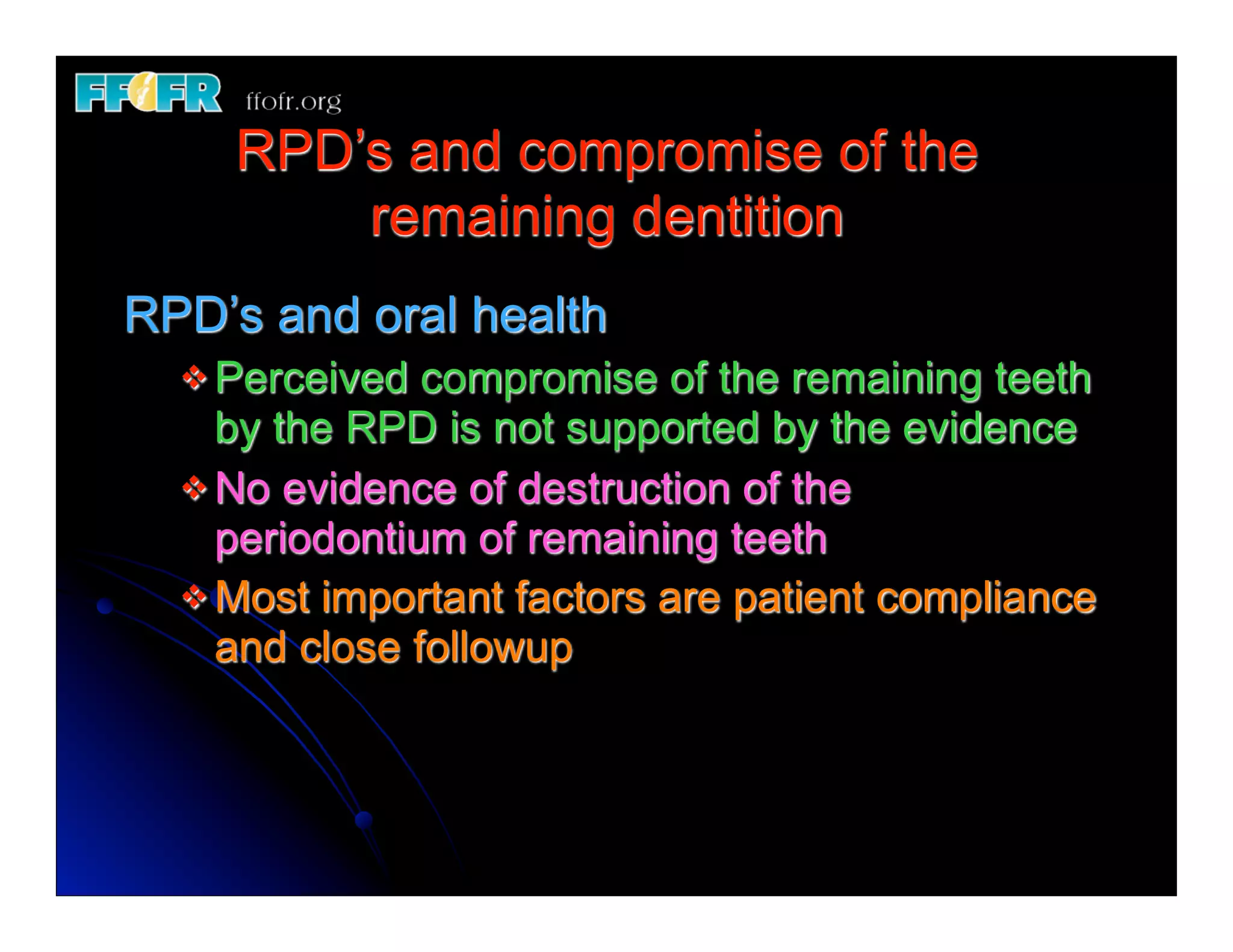 1.(new)introduction and basic components of rpd's | PDF | Dental Health ...