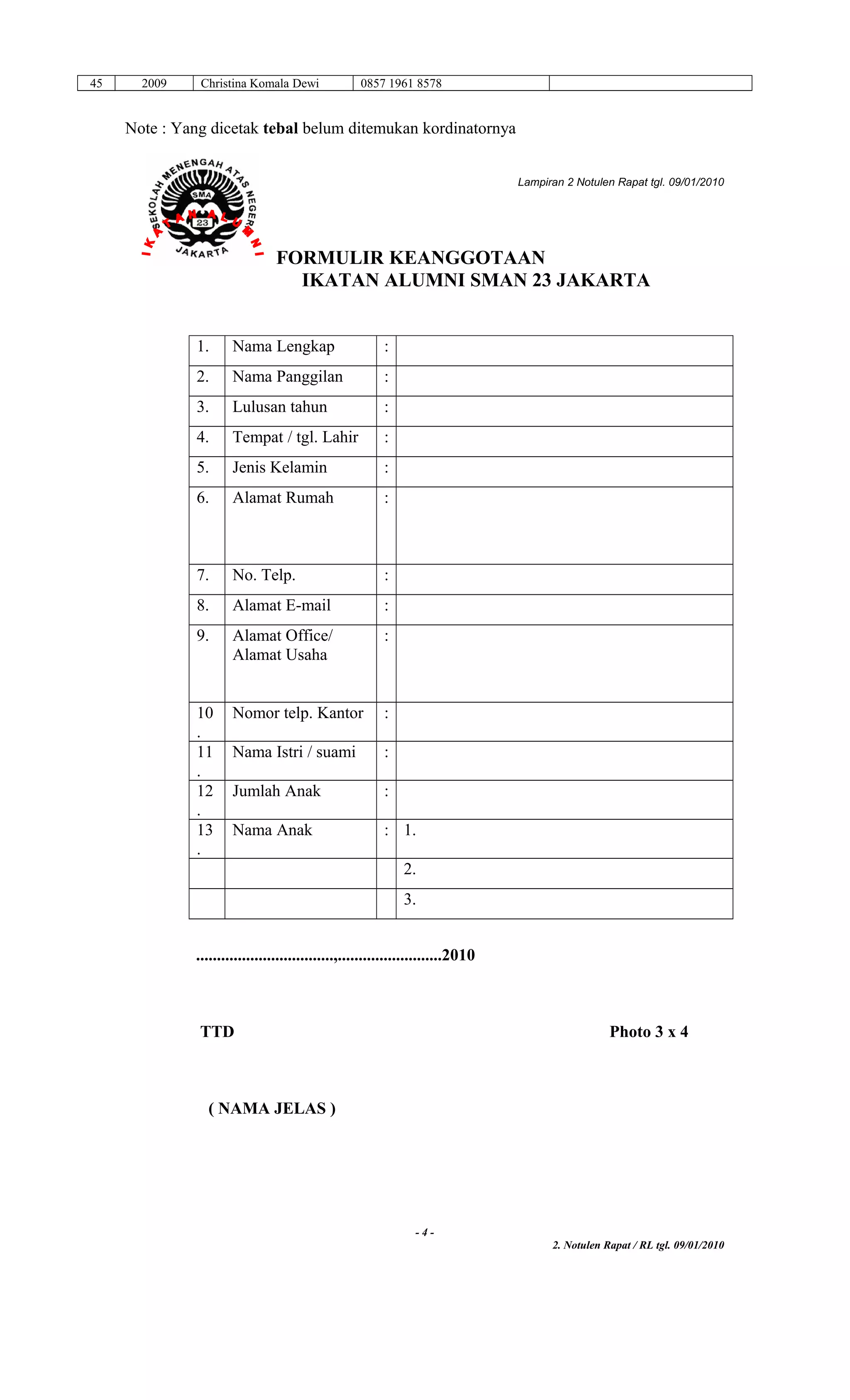 1 notulen-rapat-tgl-09-01-10-alumni-sma-23 | DOC