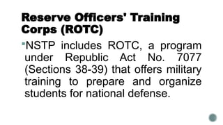 1-NSTP-module-implementer module for CWTS | PPTX
