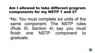 1-NSTP-module-implementer module for CWTS | PPTX