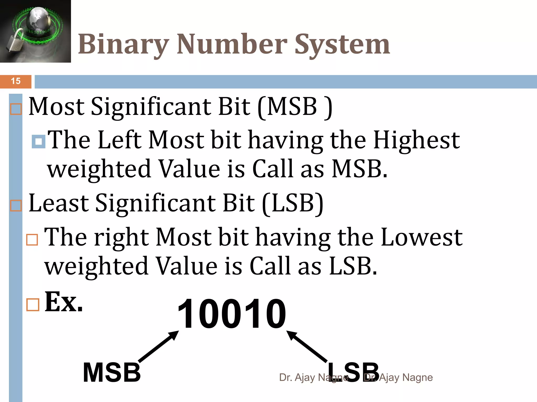 1 -- Number System & Conversion from Decimal to Other Base Number ...