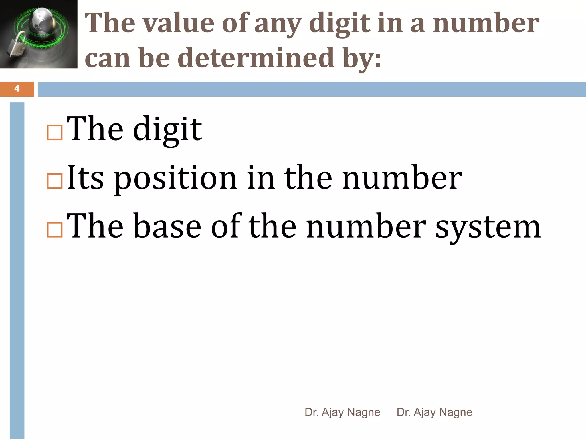 1 -- Number System & Conversion from Decimal to Other Base Number System.pptx | Free Download