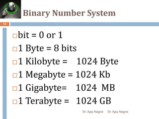 1 -- Number System & Conversion from Decimal to Other Base Number ...