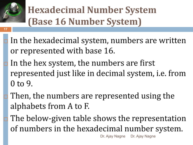 1 -- Number System & Conversion from Decimal to Other Base Number System.pptx | Free Download