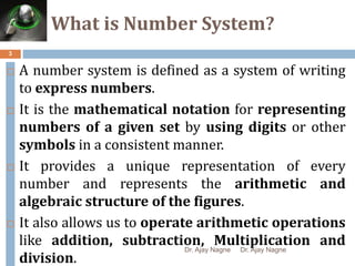 1 -- Number System & Conversion from Decimal to Other Base Number ...
