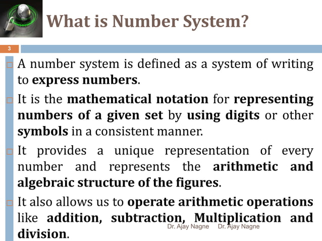 1 -- Number System & Conversion from Decimal to Other Base Number ...